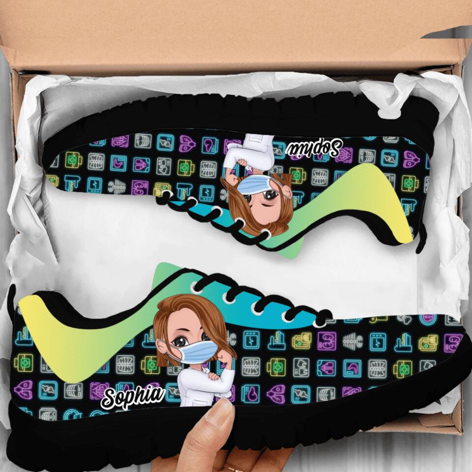 Custom Personalized Radiographer Sneakers - Gift Idea For Radiographer ...