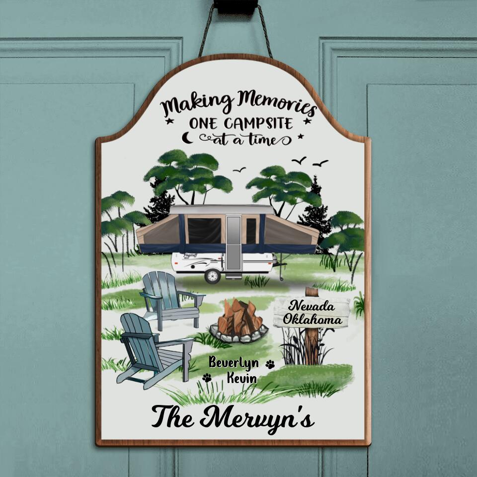 Custom Personalized Camping Door Sign - Gift For Camping Lovers - Maki ...