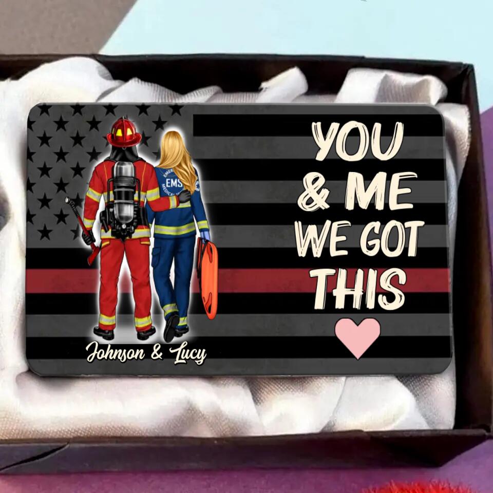 Custom Personalized Saving Lives Wallet Aluminium Card - Valentine's D ...
