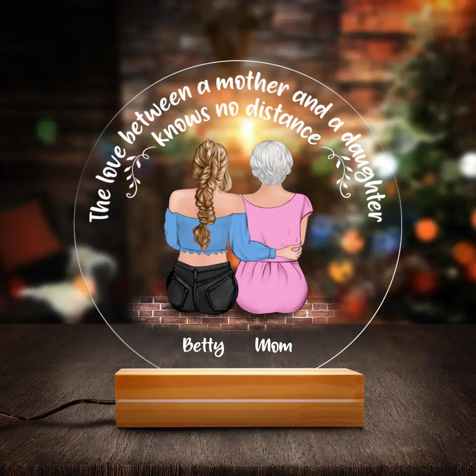 Personalized Mother And Daughter Acrylic Night Light - Mother's Day Gi ...