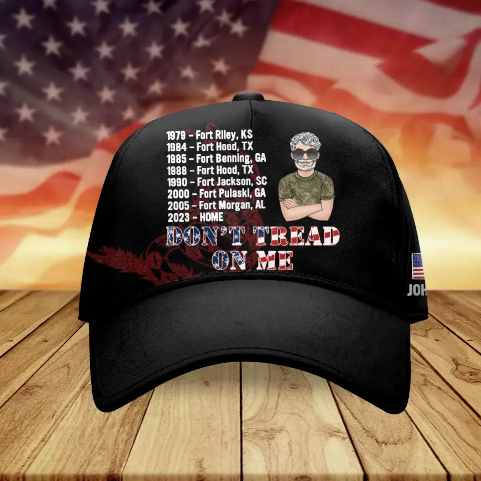 Custom Personalized Veteran Classic Cap - Gift Idea For Veteran/Father ...