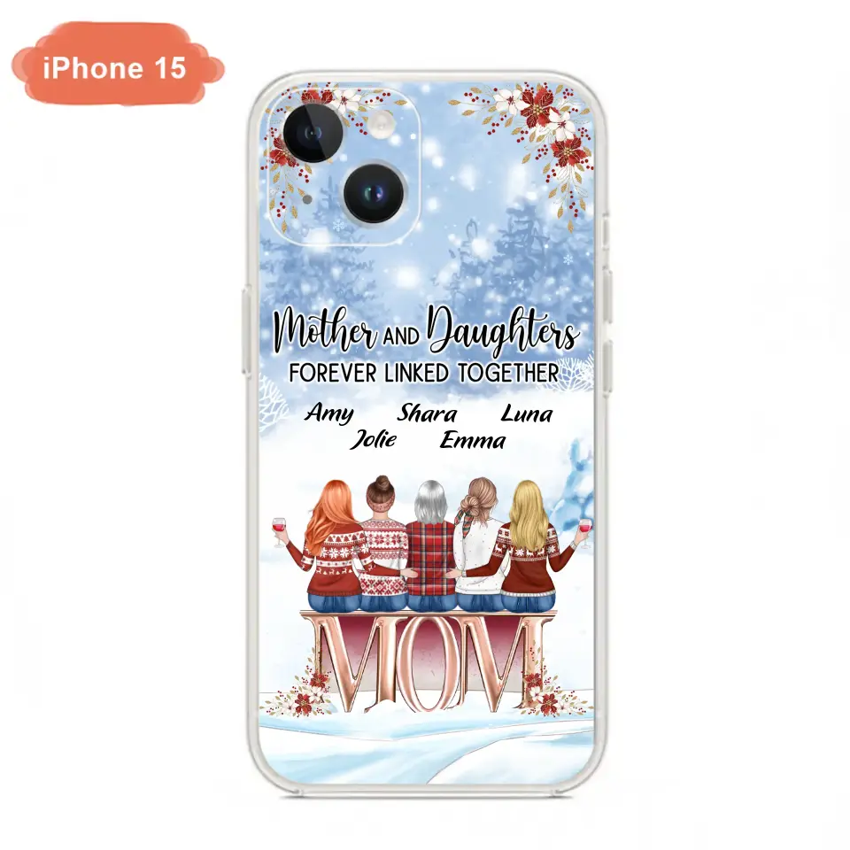 Personalized Mom Phone Case - Mother With Up to 4 Daughters - Gift Ide ...