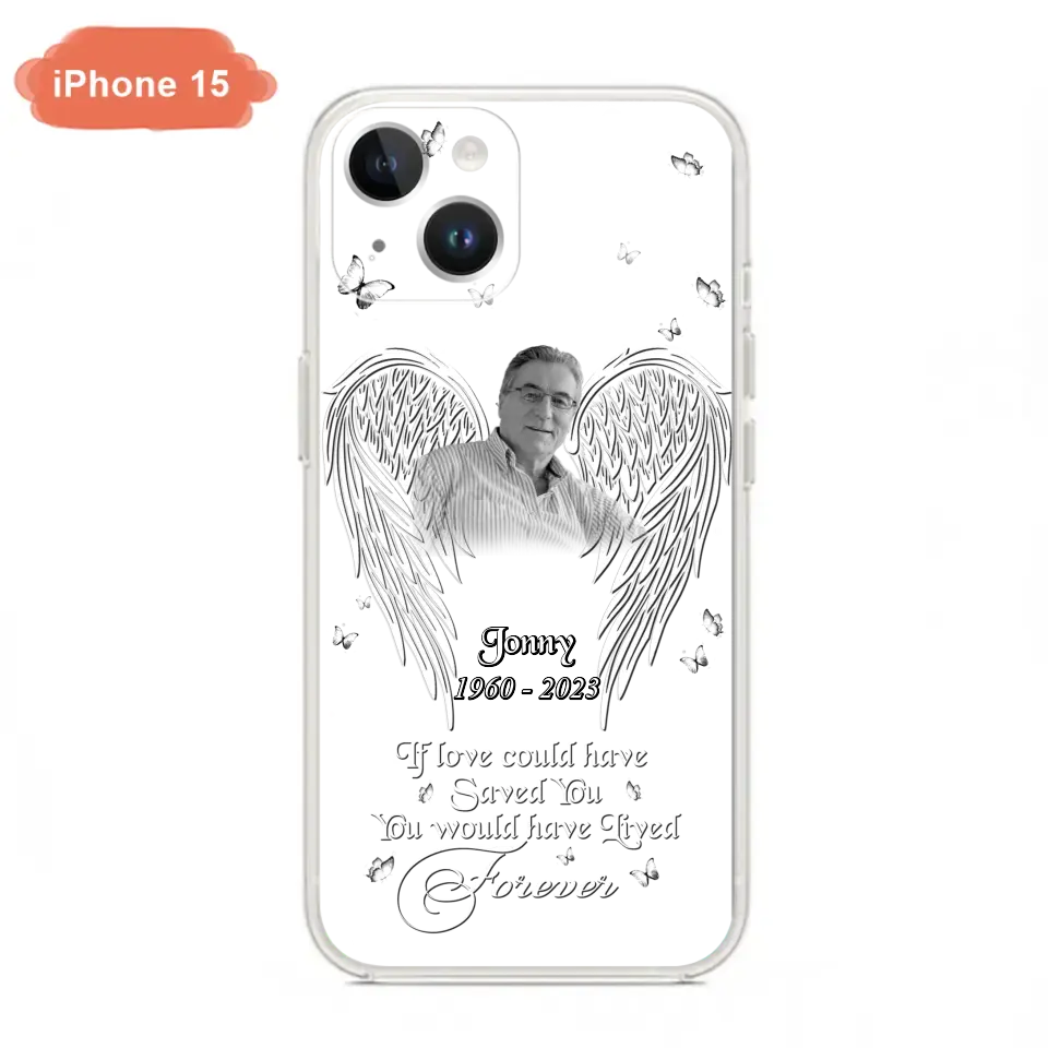 Custom Personalized Memorial Photo Phone Case - Gift Idea For Family ...