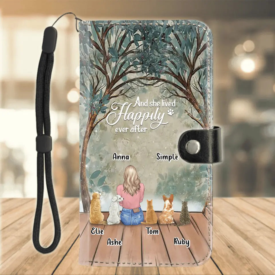 Personalized Pet Mom Phone Wallets - Gift Idea For Dog/Cat Lover with ...