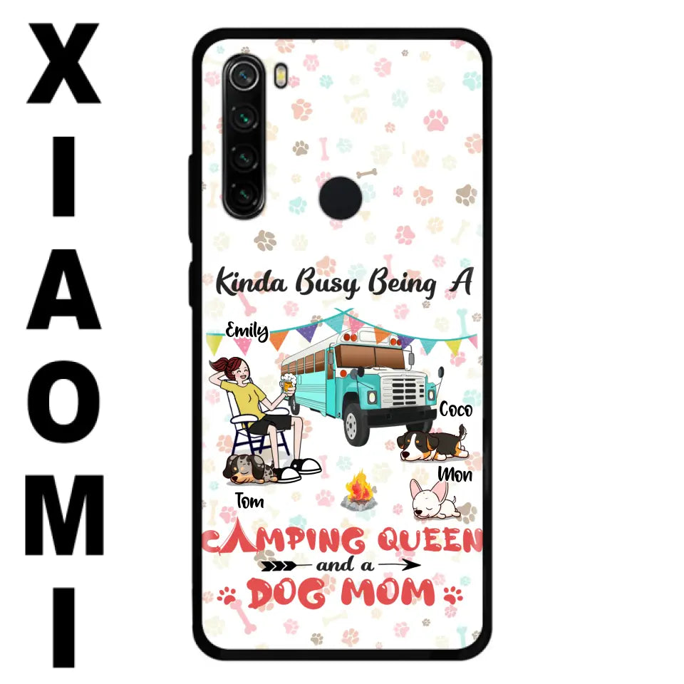 Personalized Camping Queen Phone Case - Up to 3 Dogs - Gift Idea For D ...