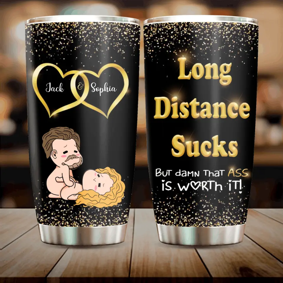 Custom Personalized Couple Tumbler - Gift Idea For Couple/Him/Her/Vale ...