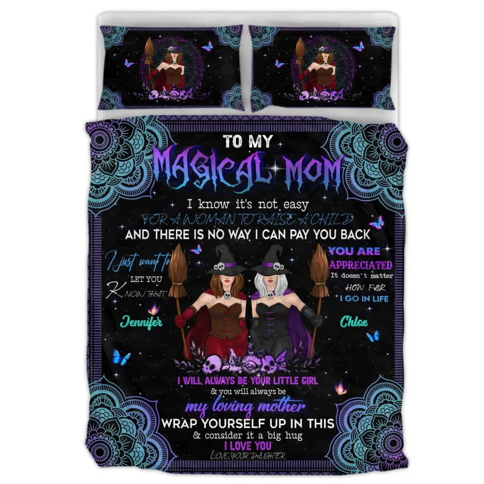 Personalized Witch Quilt Bed Sets - Gift Idea For Witch Lovers/Mom - T ...