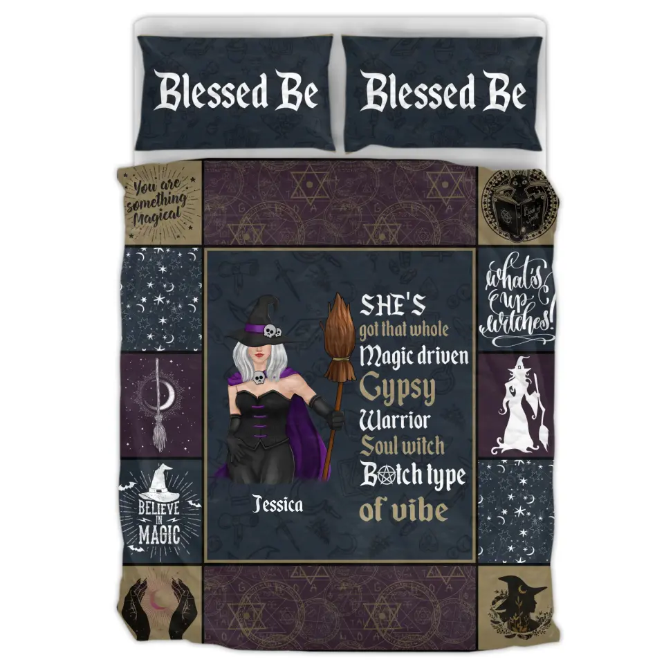 Custom Personalized Witch Quilt Bed Sets - Gift Idea For Witch Lovers ...