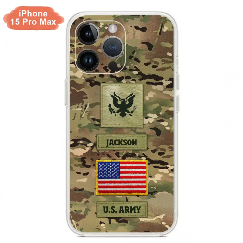 Custom Personalized Veteran Phone Case - Father's Day Gift for Veteran ...