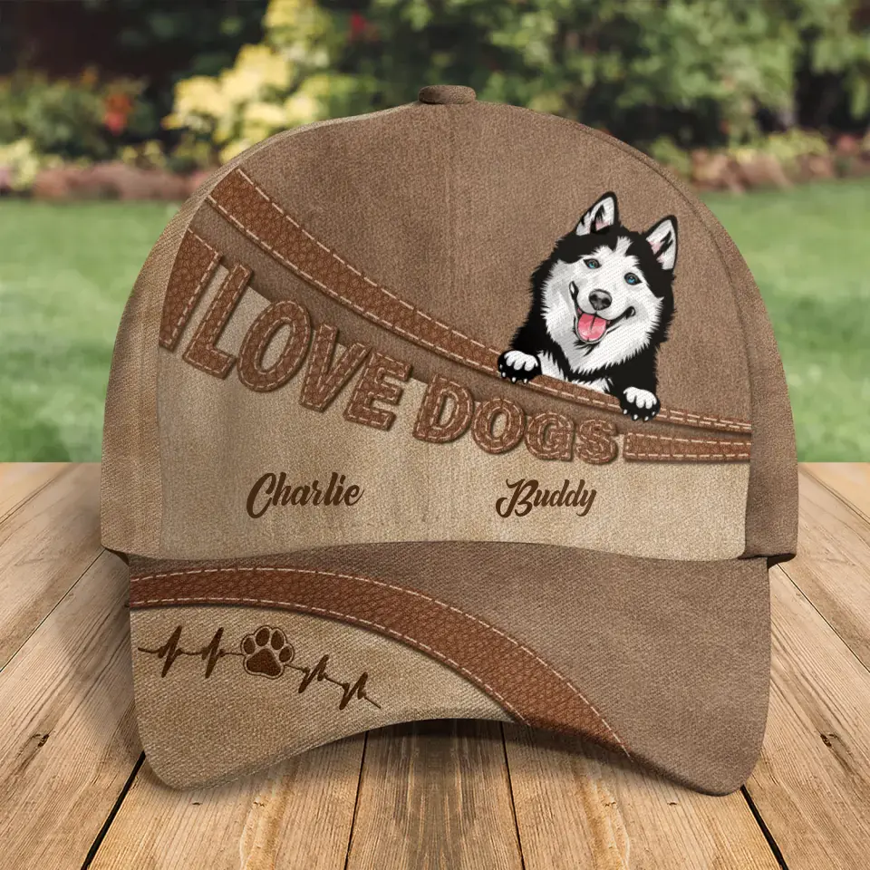 Personalized Pet Baseball Cap - Up to 3 Dogs/Cats - Mother's Day/Fathe ...