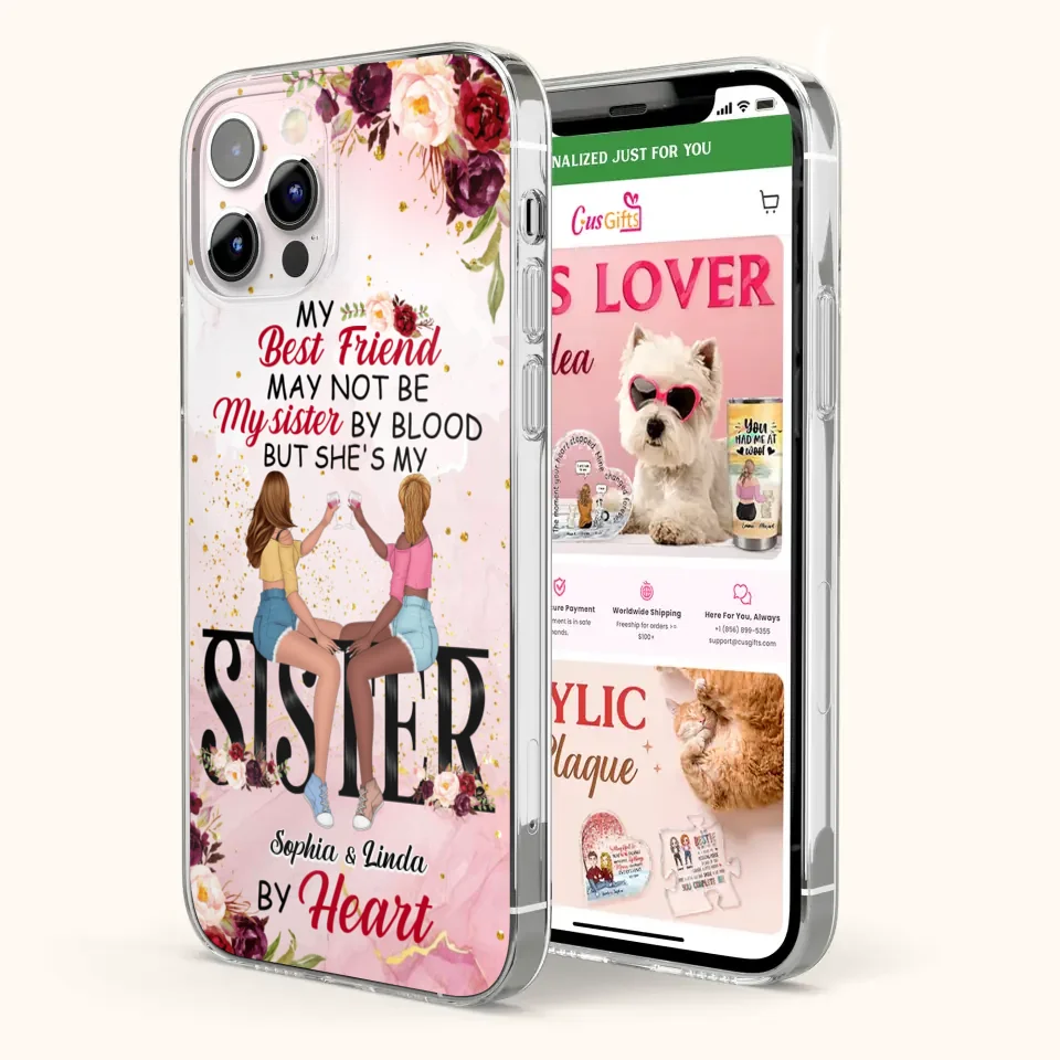 Custom Personalized Besties Phone Case - Gifts Idea For Best Friends ...
