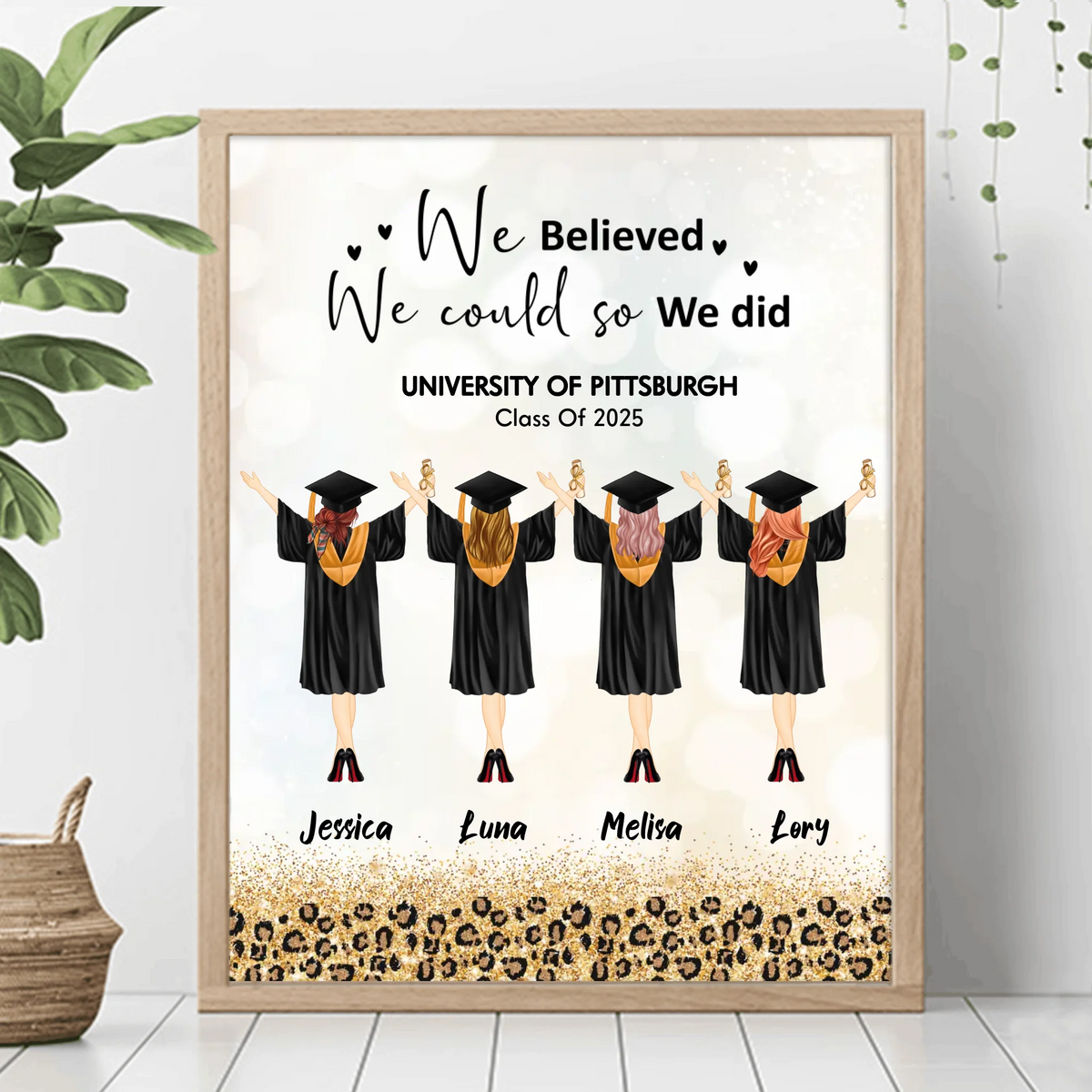 Custom Personalized Graduate Girls Unframed Vertical Poster - Gift Ide ...