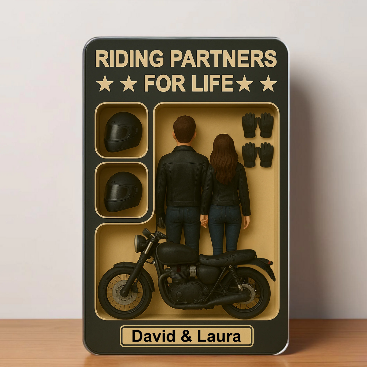 Custom Couple Riding Partner Acrylic Plaque - Riding Partners For Life ...