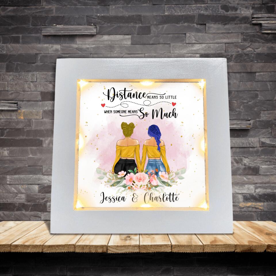 Custom Personalized Best Friends Frame With Led - Best Idea For Best F ...